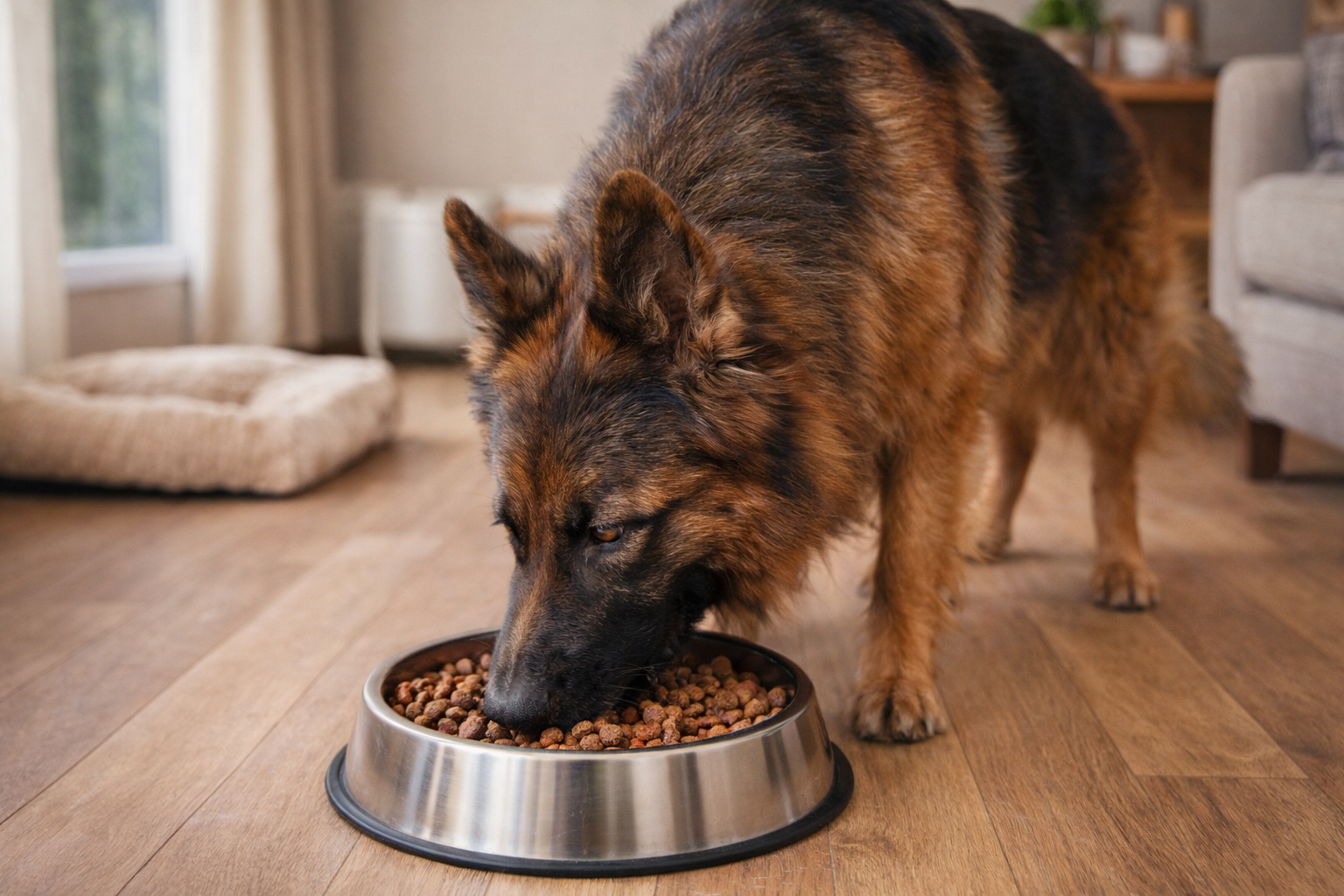 Special Dog Food Care for German Shepherd Breeds: Nutrition, Digestion ...